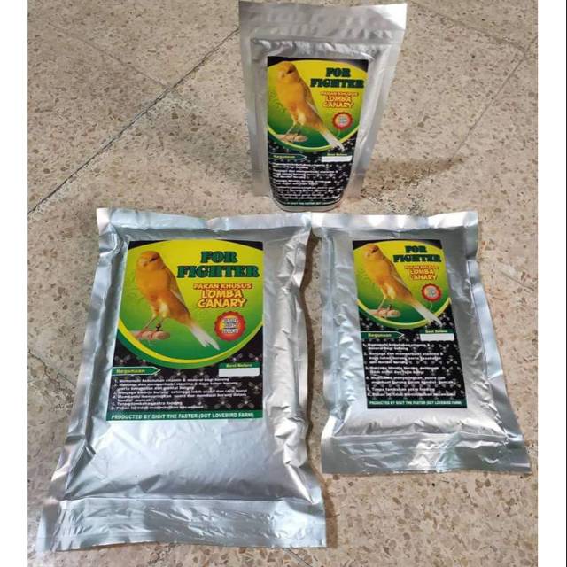 Jual For fighter pakan khusus lomba burung kenari 900g | Shopee Indonesia