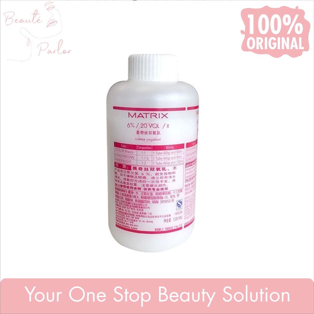 Jual MATRIX Cream Developer 135ml Campuran Bleaching Rambut Warna ...