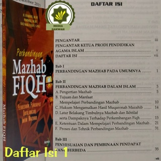 Jual Buku PERBANDINGAN MAZHAB FIQH Fiqih Perbandingan Mazhab Perbedaan Pendapat Kalangan Imam ...