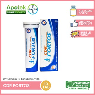 Jual CDR/ Fortos Suplemen Kalsium Plus Multivitamin Effervescent isi 15 ...