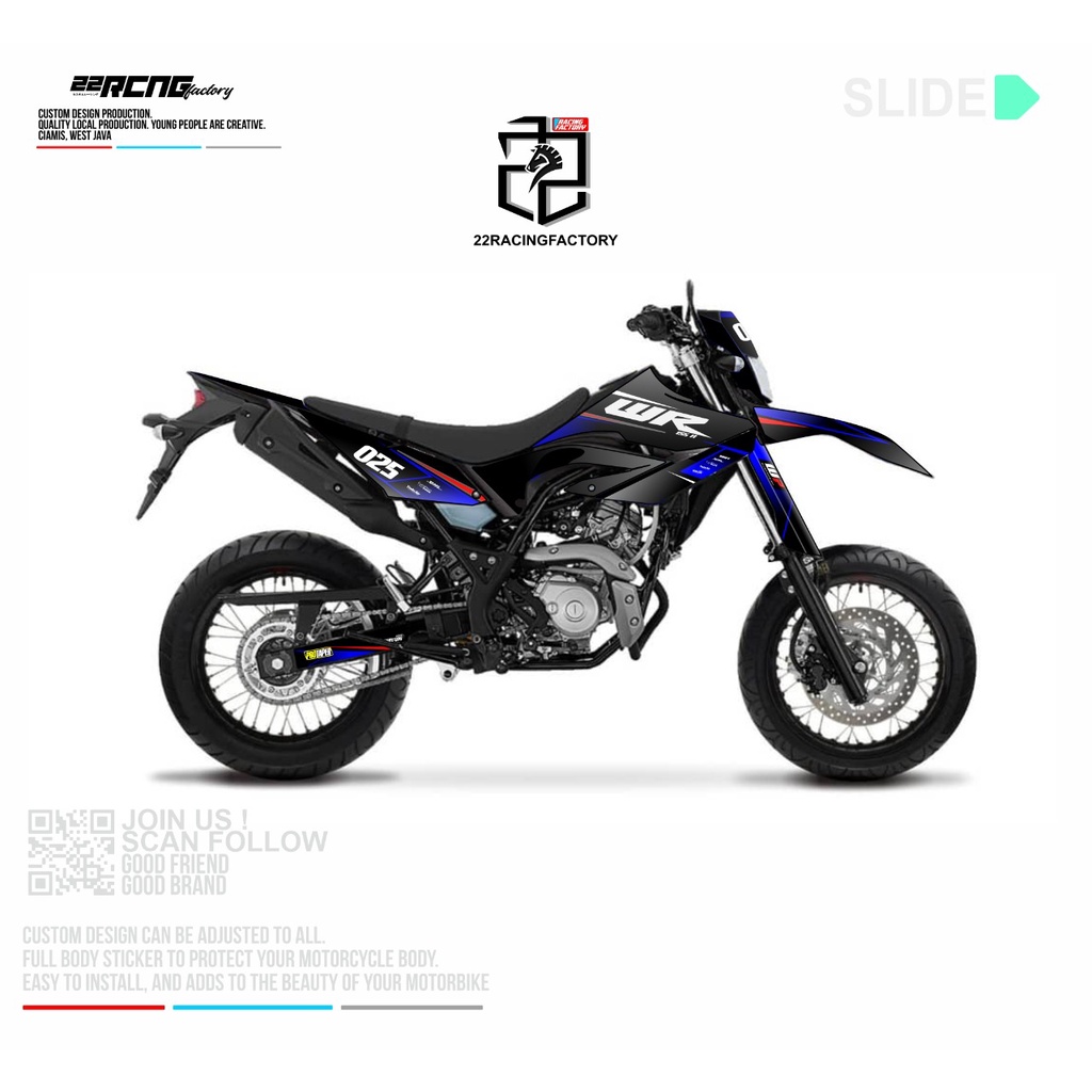 Jual DECAL YAMAHA WR155 PREMIUM CUSTOM | Shopee Indonesia