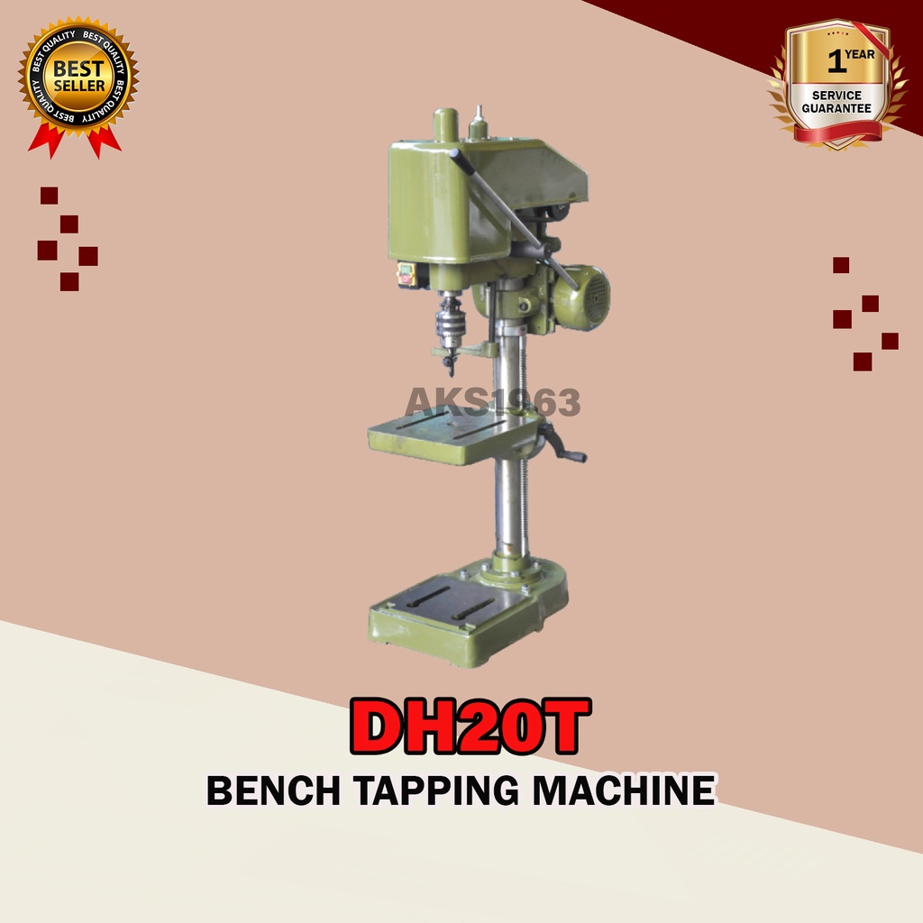 Jual Mesin Tapping 0,75Kw 183x50mm Bench Tapping Machine AKS - DH20T ...