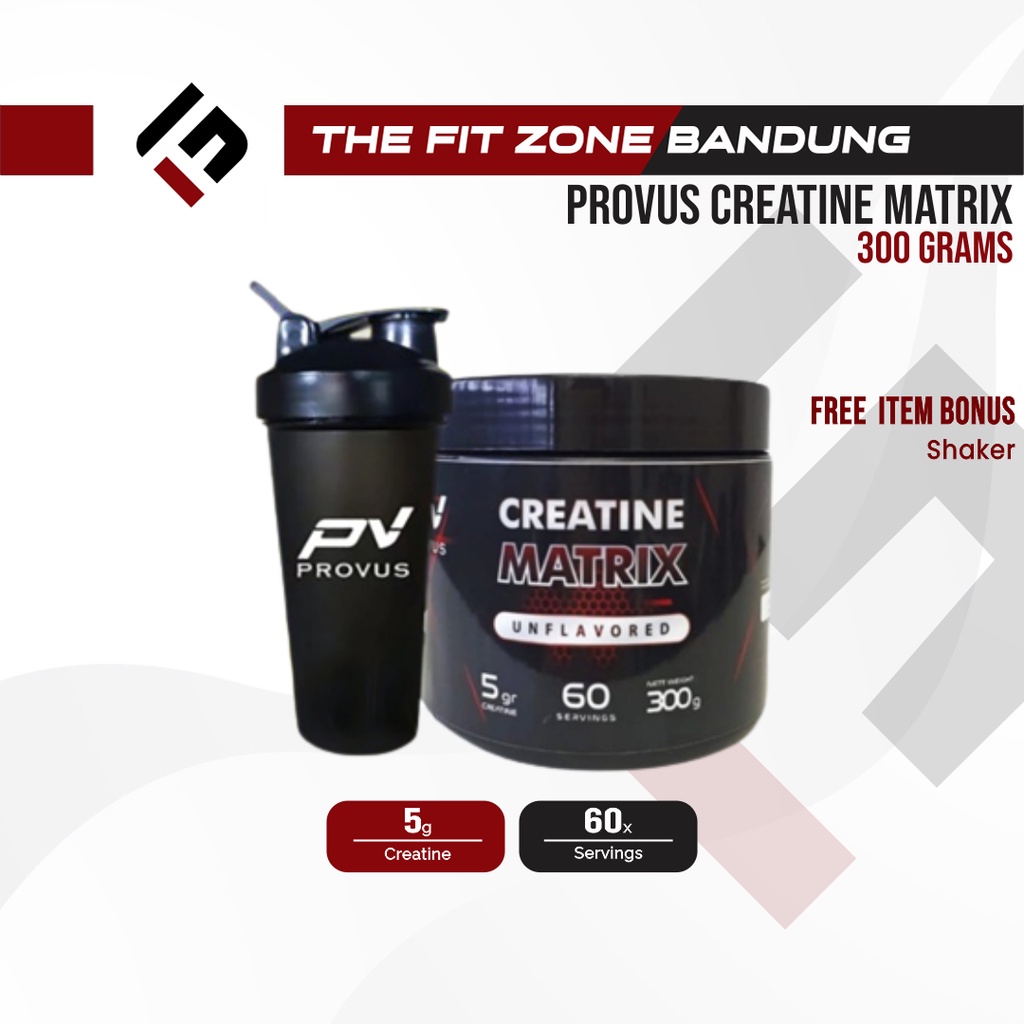 Jual Provus Creatine Matrix 300 Gram 60 Servings PV Provus | Shopee ...