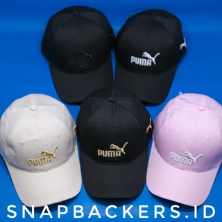 Jual endtbd0 Topi Puma Hitam Corak Logo Putih Topi Import Topi Korea ...