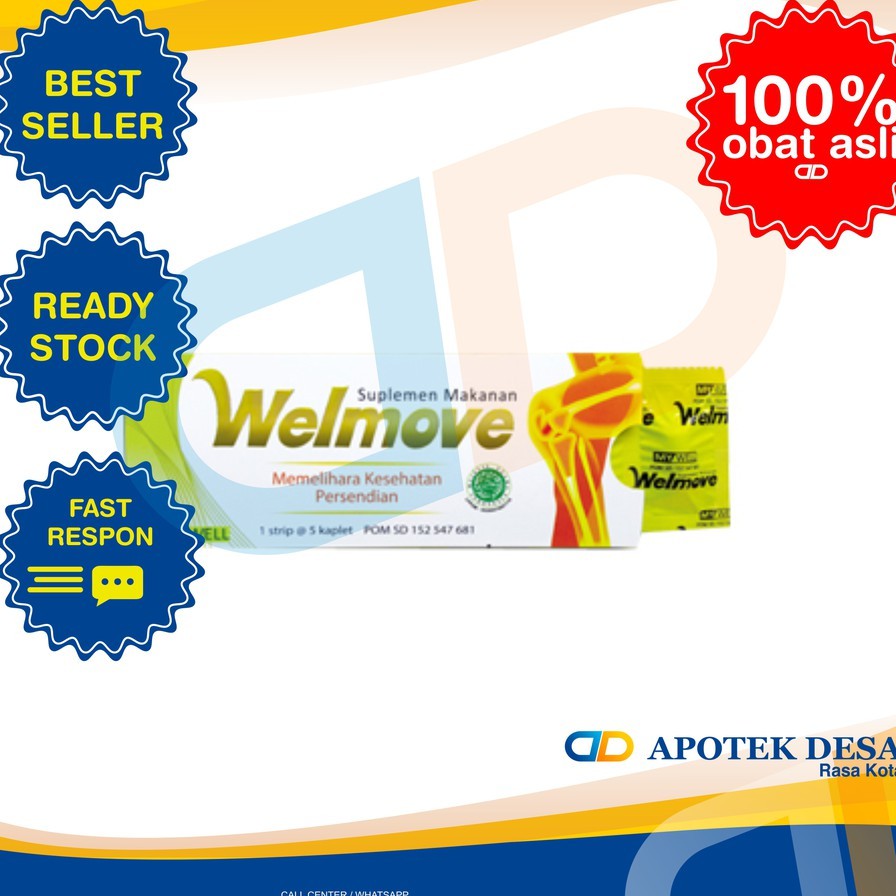 Jual Welmove Obat Sendi Tablet isi 5 Tablet | Shopee Indonesia