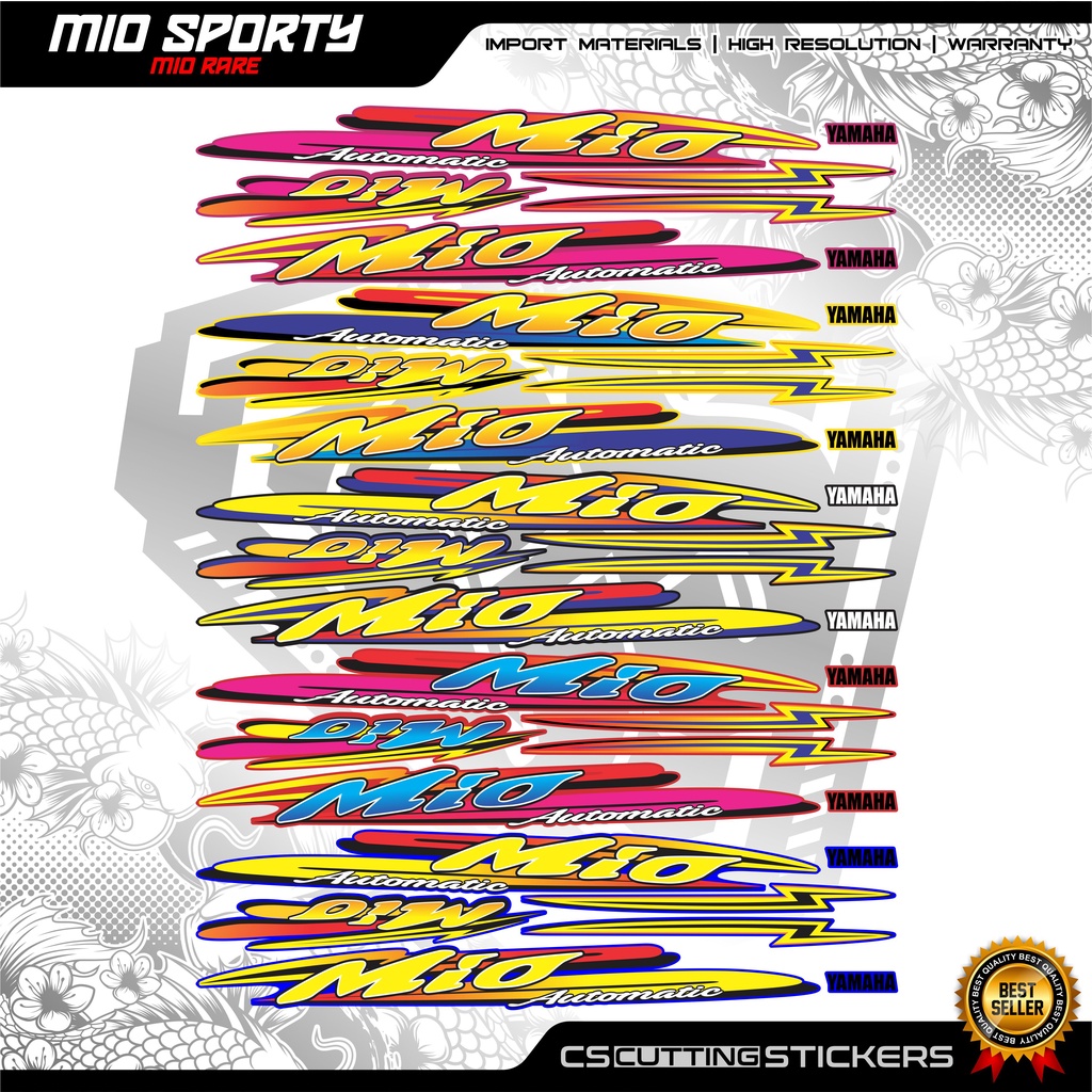 Jual STRIPING MIO RARE mx z sporty | Shopee Indonesia