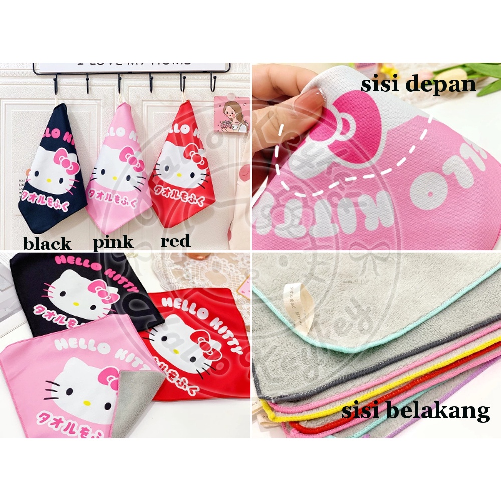 Jual lap tangan gambar muka hello kitty | Shopee Indonesia
