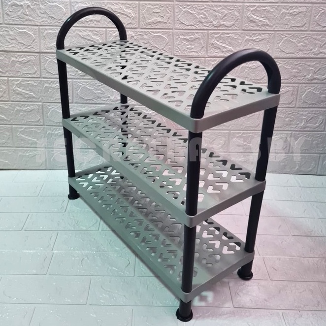Jual RAK SEPATU 3 SUSUN - Rak Besar / Tempat Sandal / Rak Sepatu Kokoh ...