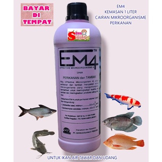 Jual Vitamin Ikan Obat Ikan EM4 Perikanan Effective Micro Organisme ...