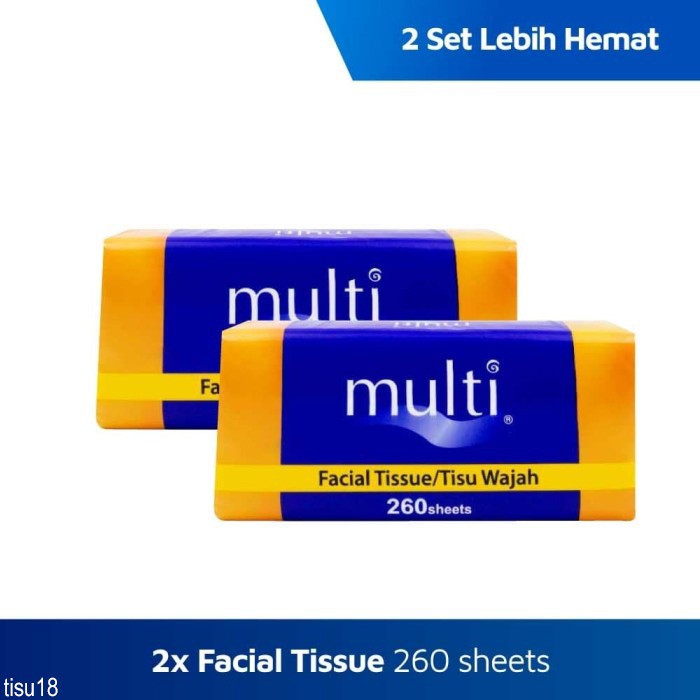 Jual Tisu Multi Lebih Hemat - Facial Tissue 260S 200S 2 Ply - TISU ...