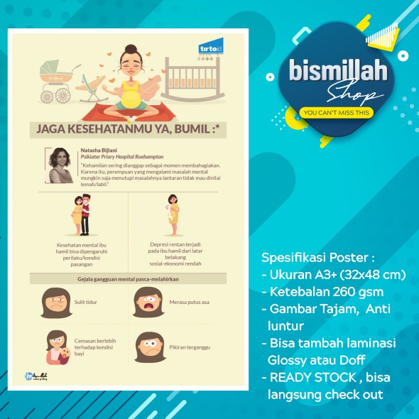 Jual Poster Kebidanan Jaga kesehatan ibu hamil | Shopee Indonesia