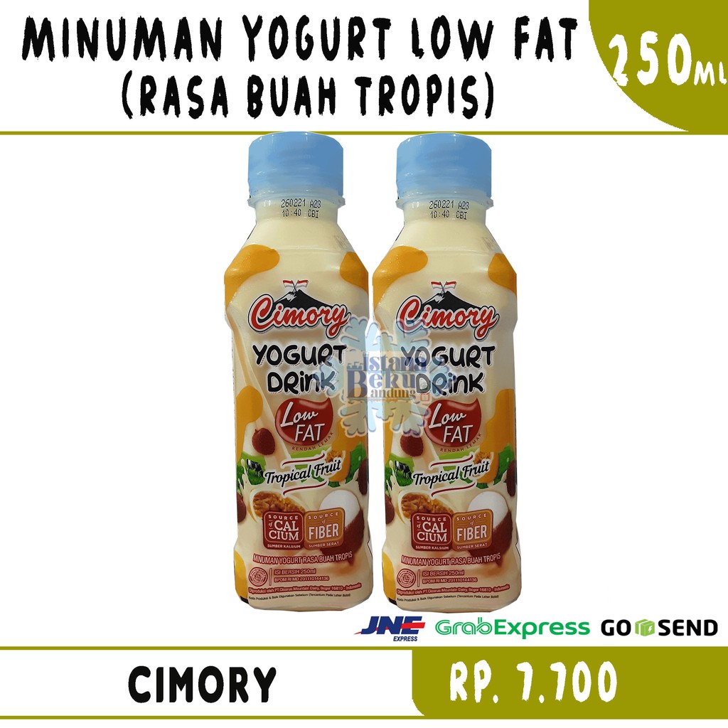 Jual Cimory Yogurt Low Fat Rasa Buah Tropis 250ml | Shopee Indonesia