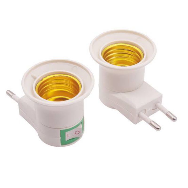 Jual fitting colok ON OFF switch fitting lampu colok | Shopee Indonesia