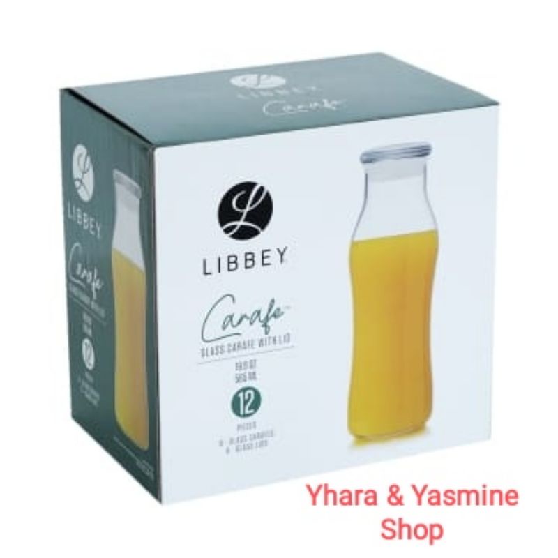Jual Libbey 565 Ml Set 6 Pcs Trend Swerve Botol Kaca | Shopee Indonesia