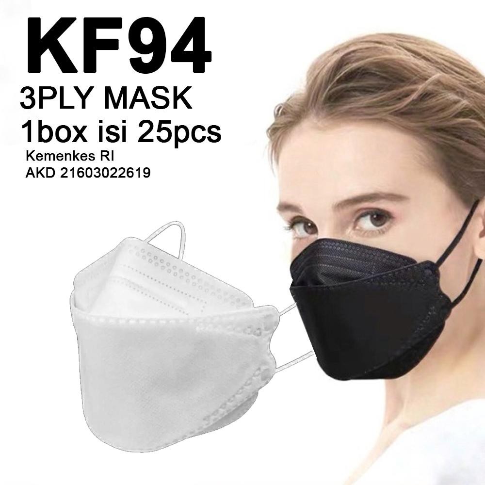 Jual MASKER 3PLY NON SENSI NON MEDIS KEMENKES KINGMASK KF94 1 BOX ISI ...