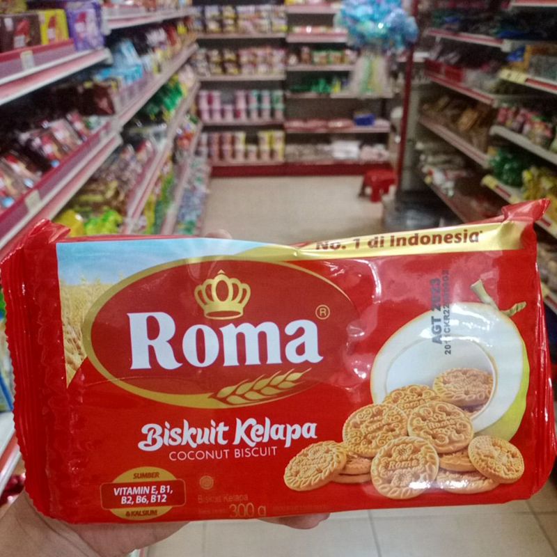 Jual roti biskuit Roma kelapa 300gr | Shopee Indonesia