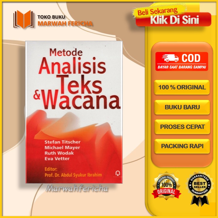 Jual Metode Analisis Teks & Wacana | Shopee Indonesia