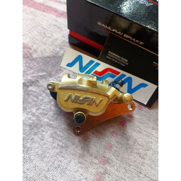 Jual KALIPER NISSIN SAMURAI BRAKE 2 PISTON ORIGINAL FOR CBR150 INCLUDE BRACKET | Shopee Indonesia