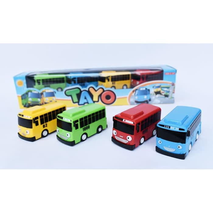 Jual Mainan anak Bus Tayo Mobilan Tayo 4in 1 package | Shopee Indonesia