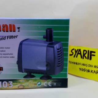 Jual Mesin Pompa Filter Air Aquarium Kolam Atman AT-103 | Shopee Indonesia