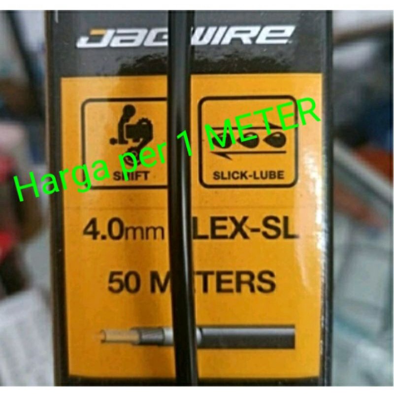 Jual Kabel Shifter - Cable Outer Shifter Jagwire LEX-SL 4mm - Hitam - HARHA PER 1 METER | Shopee ...