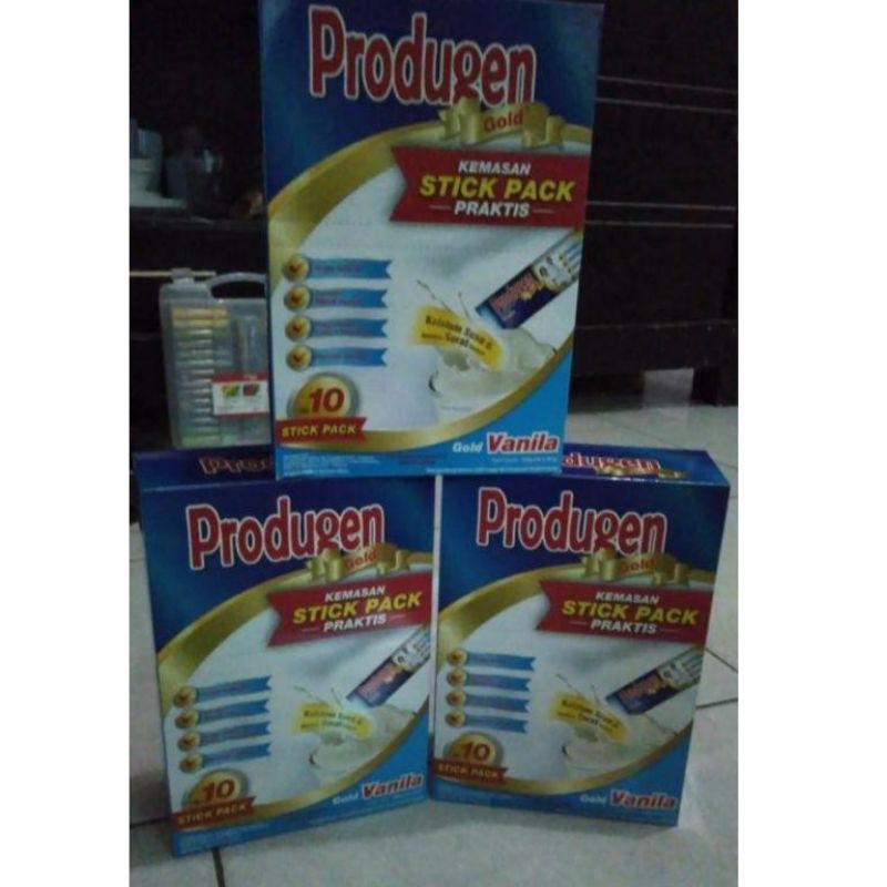 Jual Produgen Stick Pack Susu Kalsium Vanila Indonesia|Shopee Indonesia