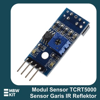 Jual Modul TCRT5000 Sensor Garis Halangan Rintangan Line Track IR ...