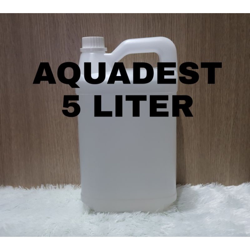 Jual Aquadest aquades / Distilled water / air suling ukuran 5 liter ...