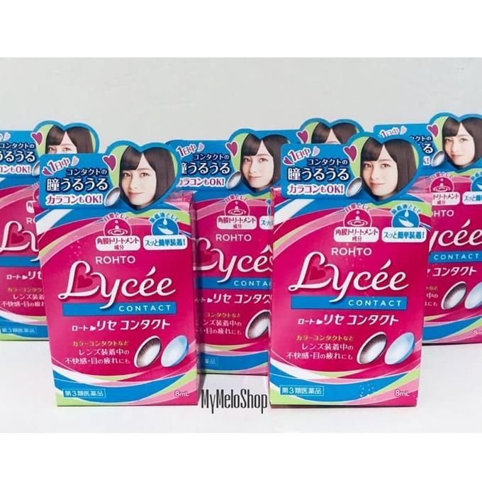 Jual ROHTO Lycee / Lychee Contact Lens Japan Eyedrops 8ml Indonesia ...