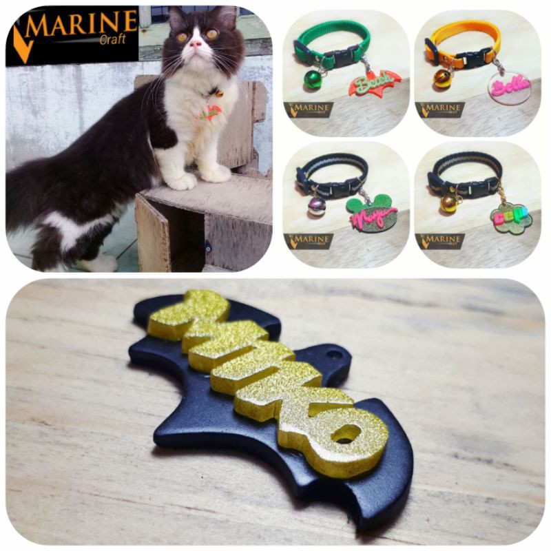 Jual kalung kucing name tag custom tali webbing | kucing | kelinci ... Jual kalung kucing name tag custom tali webbing | kucing | kelinci ...