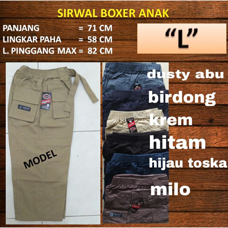 Jual SIRWAL/PANGSI BOXER ANAK BRAND JAYANTI SIZE L | Shopee Indonesia