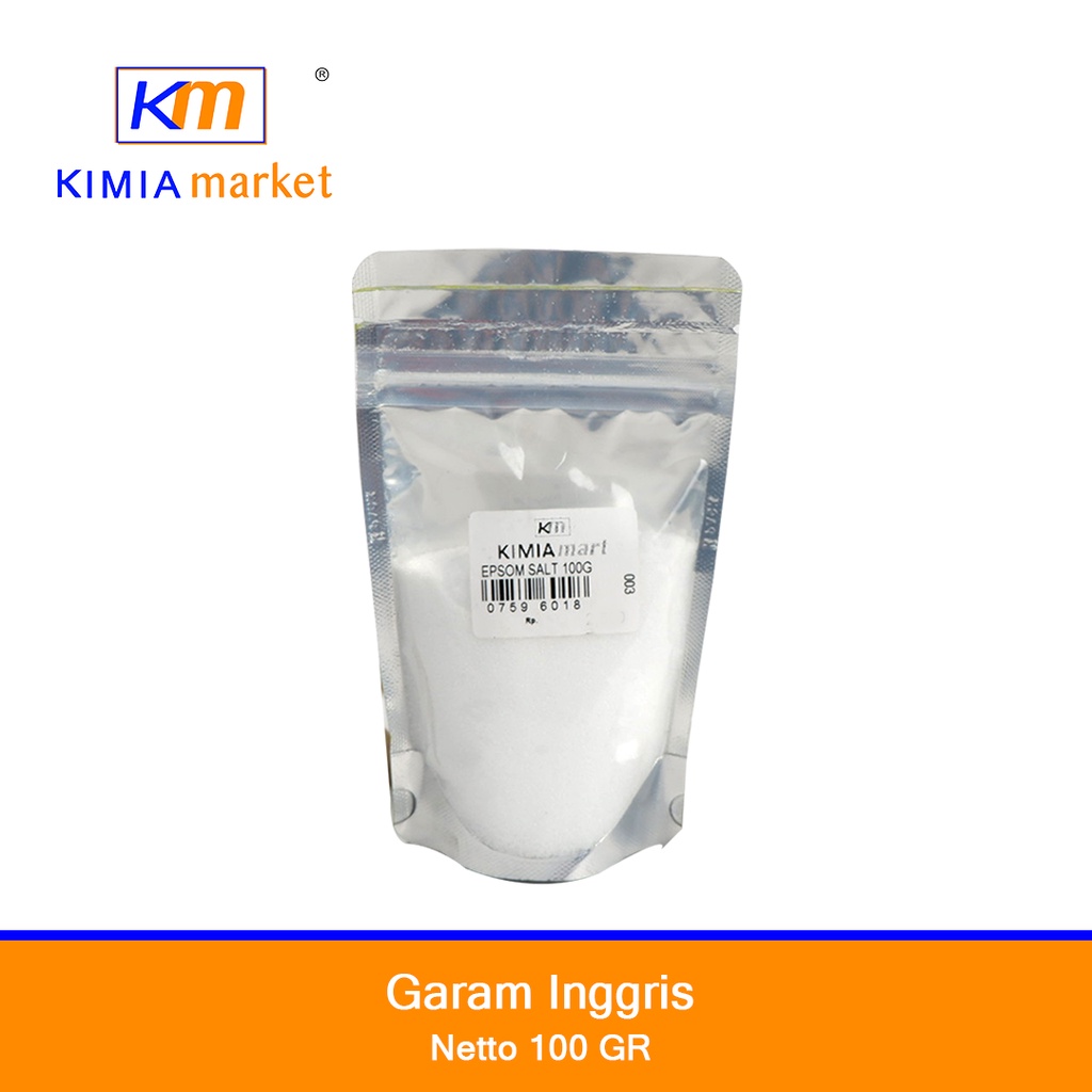 Jual Epsom Salt 100grm / Garam Inggris ex Jerman 100grm / Magnesium ...
