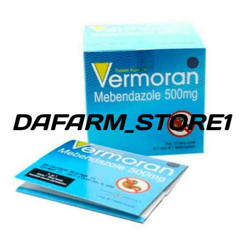 Jual Obat Cacing Vermoran 1 Box 12 Tablet | Shopee Indonesia