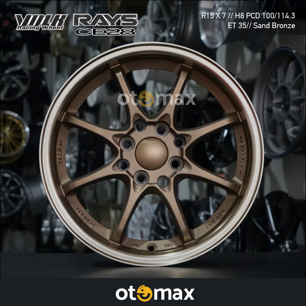 Jual Velg Mobil Volk Rays Ce28 Ring 15 Sand Bronze | Shopee Indonesia