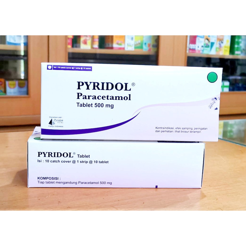 Jual Pyridol Paracetamol 500 mg Box 100 Tablet | Shopee Indonesia
