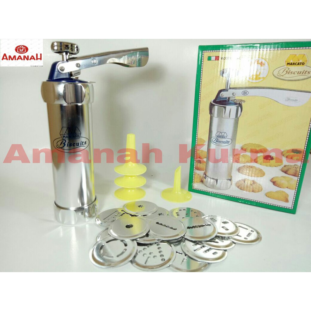 Jual Cetakan Kue / Cetakan Kue Kering Biscuit & Cookie Maker Marcato ...