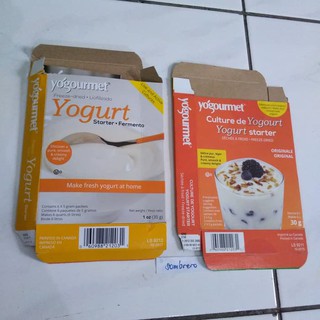Bibit Yoghurt Kering / Dried Yogurt Starter Yogourmet Import Asli ...