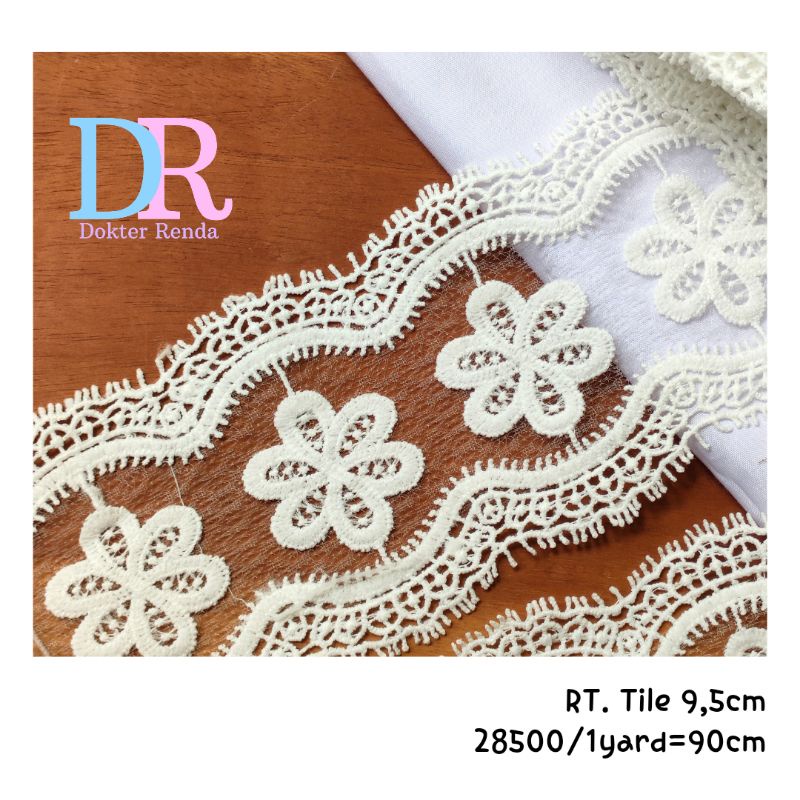 Jual RENDA TILE 9,5CM | Shopee Indonesia