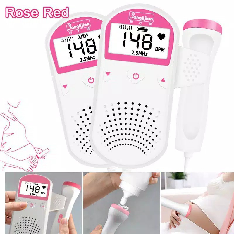 Jual Doppler Fetal + Gel alat pendeteksi denyut jantung janin bayi baby ...