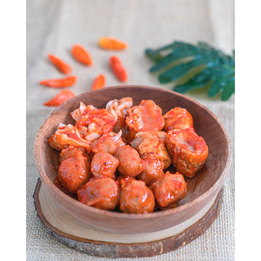 Jual 30 BIJI MAKANAN JAJANAN SNACK PENTOL BAKSO BEKU FROZEN DAGING SAPI ...