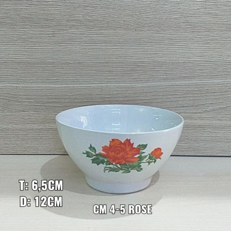 Jual Mangkok Keramik Motif Bunga/Mangkok Sop/Mangkok Nasi/Mangkok ...