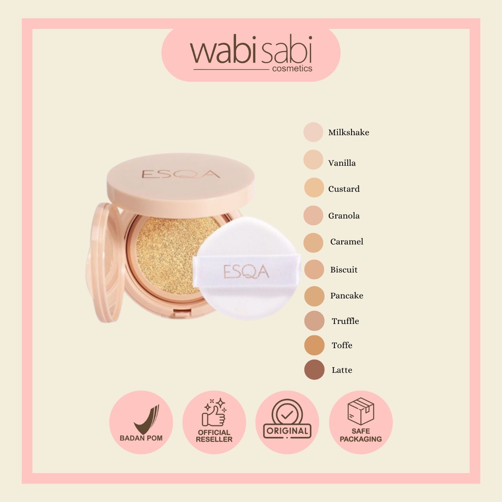 Jual ESQA - Flawless Cushion Serum SPF 50+ PA+++ | Shopee Indonesia