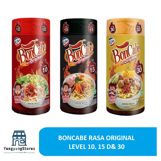Jual Boncabe Original Botol Level 10 15 dan 30 / 40-50 gram Indonesia ...