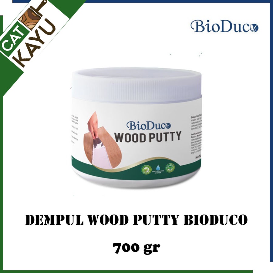 Jual Dempul Putih Kayu Bioduco Wood Putty Campuran Air Cup 700gr ...