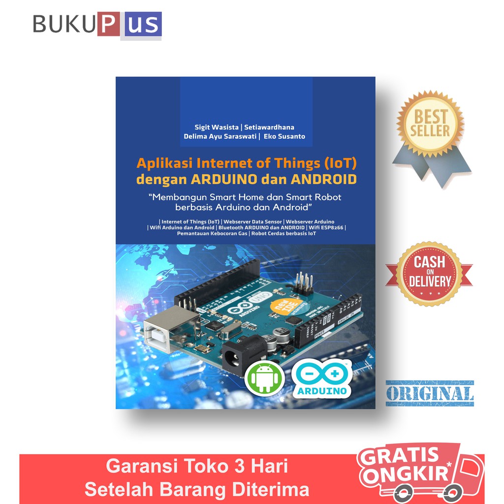 Jual Buku Aplikasi Internet Of Things IoT Dengan ARDUINO Dan ANDROID ...