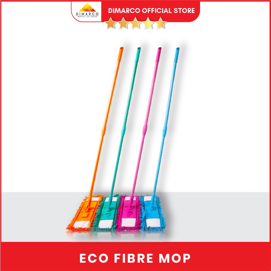 Jual Eco fibre mop microfibre alat kain pel sapu gagang ergonomis ...