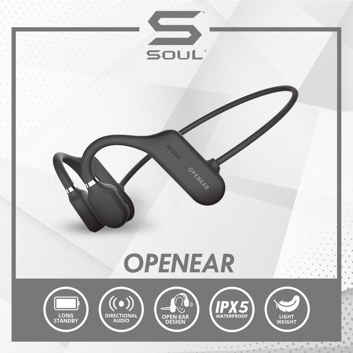 Jual Soul Open Ear Bluetooth5.0 Air Conduction Headphone Speaker ...