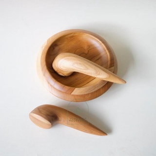 Jual ULEKAN KAYU + COBEK | ULEKAN SAMBAL BAHAN KAYU | ULEKAN AESTHETIC ...