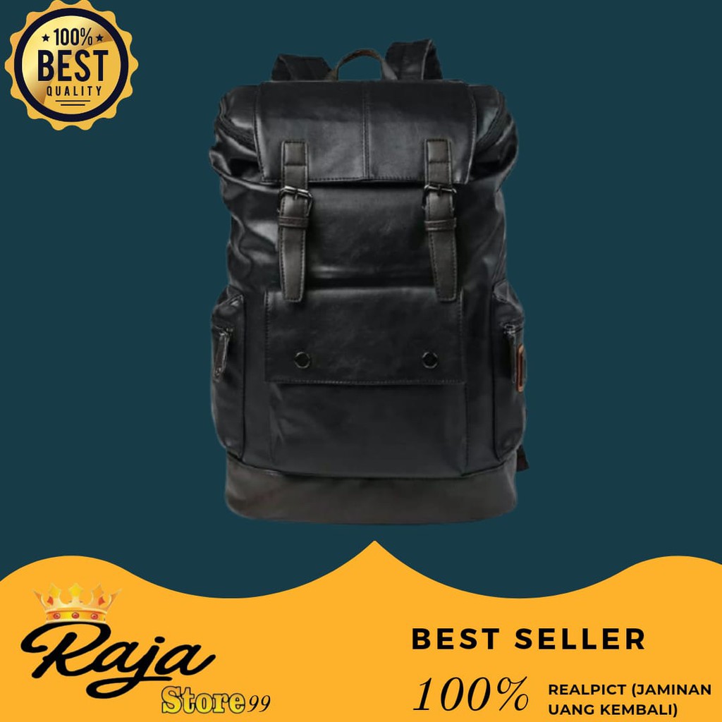 Jual Tas Ransel Pria Kulit Remaja Anak Sekolah Original Bahan Kulit ...