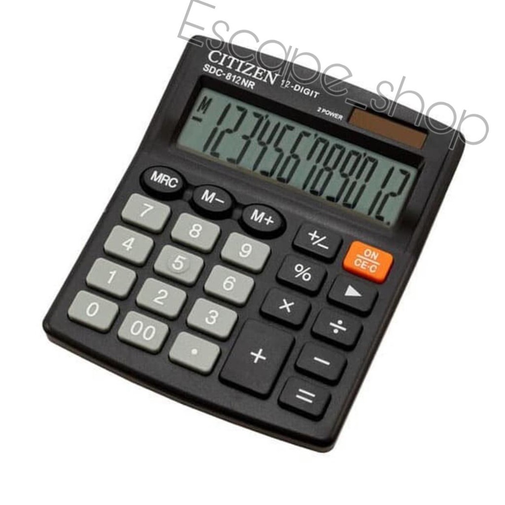 Jual Kalkulator Citizen CT 812 NR - Calculator Citizen CT 812 NR ...